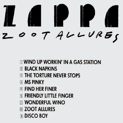 zappa GRITA!: Frank Zappa - Zoot Allures (1976).